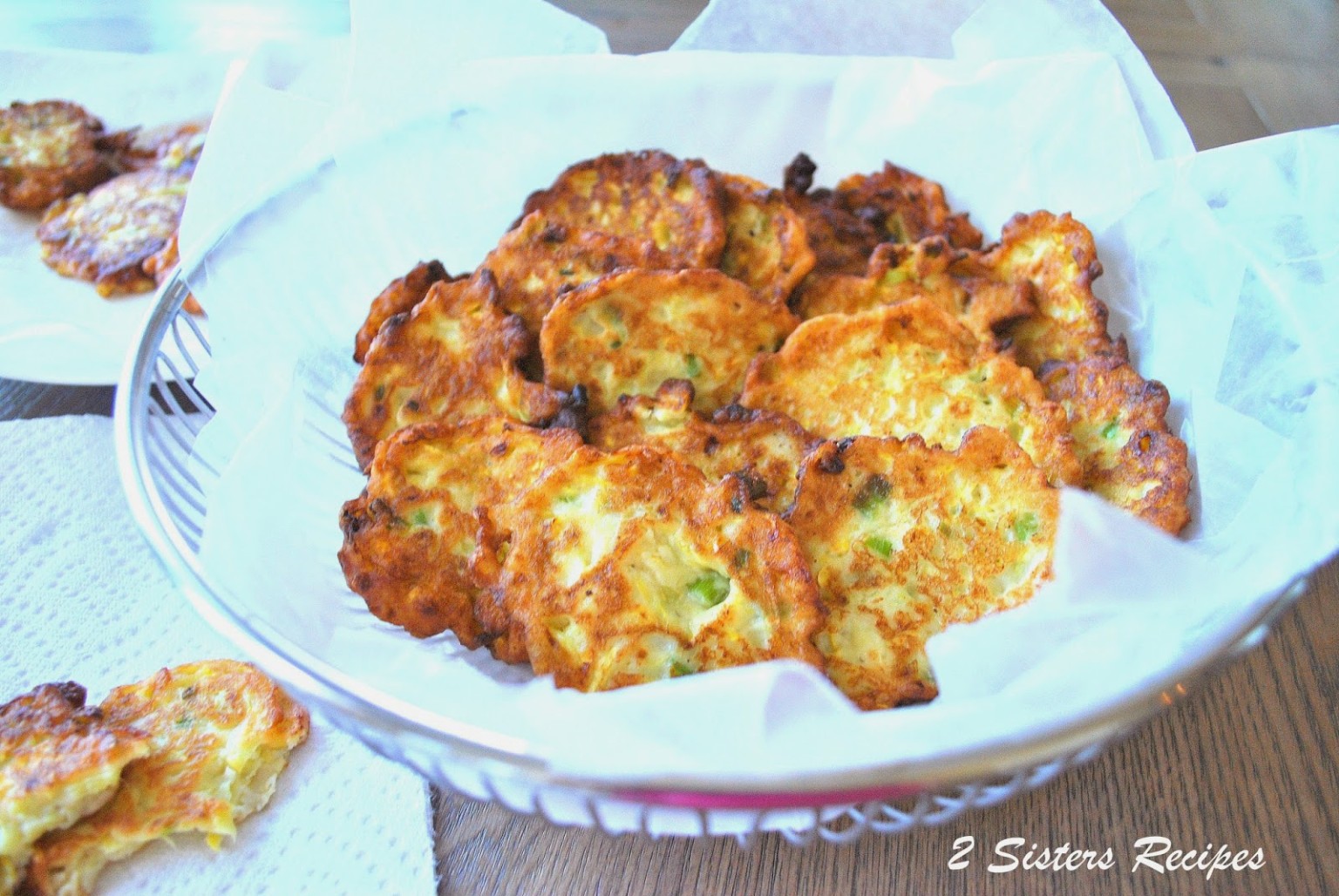 Artichoke Heart Fritters - 2 Sisters Recipes by Anna and Liz