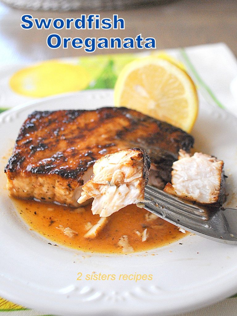 Swordfish Oreganata - 2 Sisters Recipes by Anna and Liz