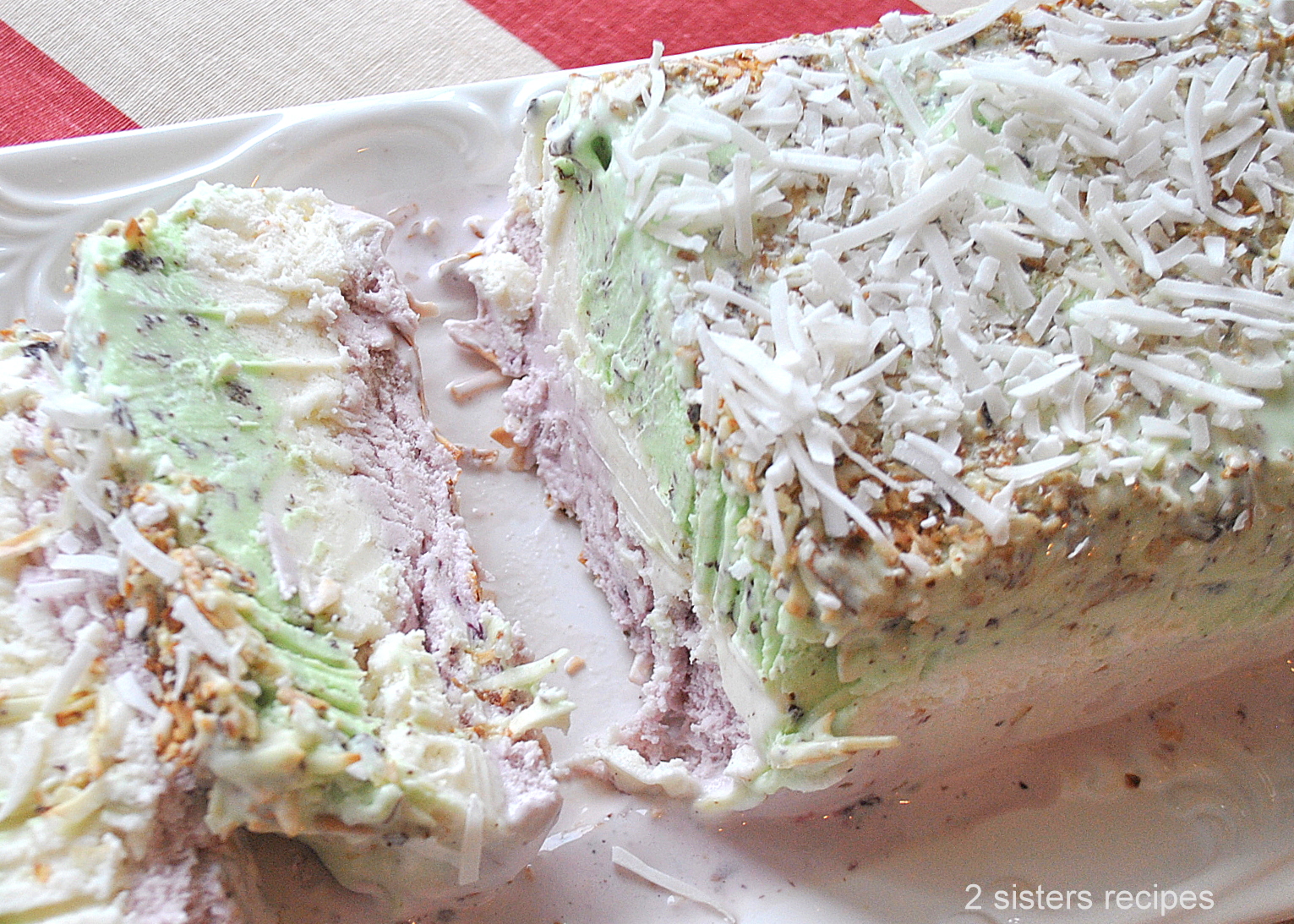 Easy Spumoni Ice Cream - 2 Sisters Recipes by Anna and Liz