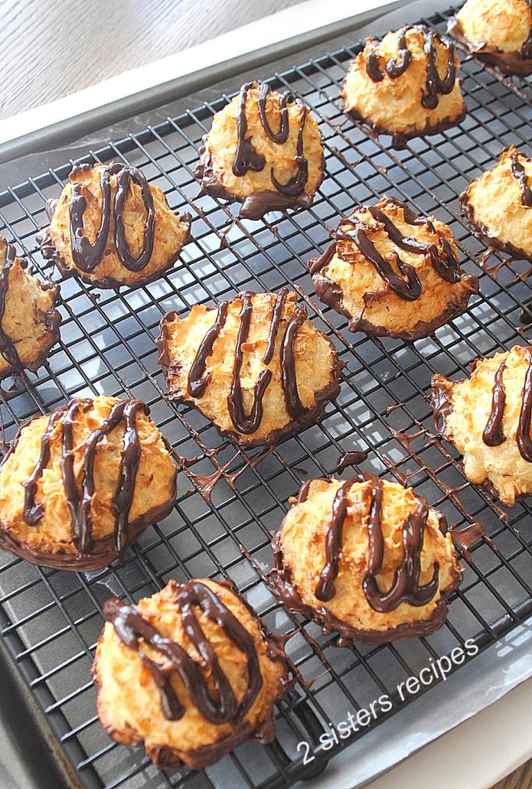 Easy Coconut Orange Macaroons - 2 Sisters Recipes by Anna and Liz