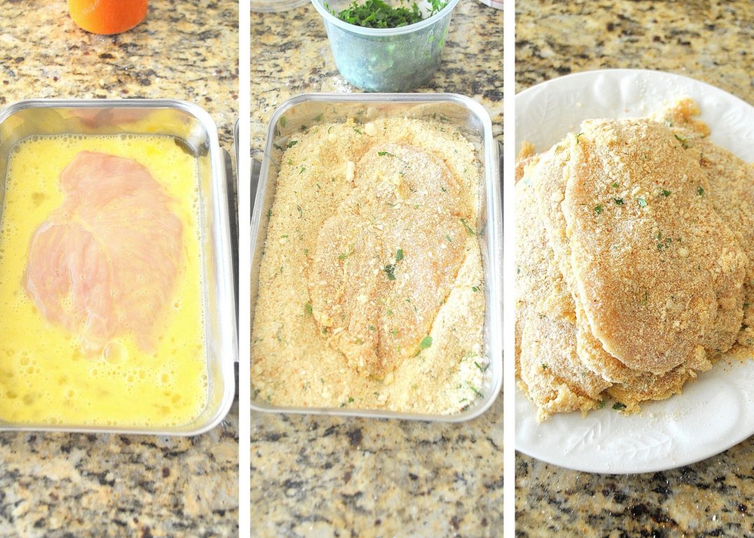 Parmesan Crusted Chicken Cutlets (+video) - 2 Sisters Recipes by Anna ...