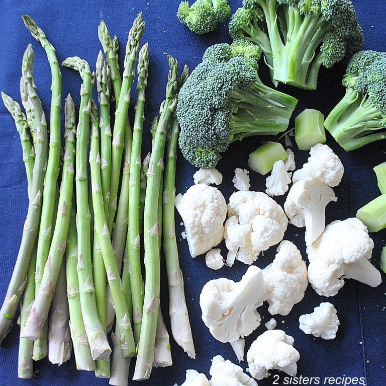 Blanching and Steaming Vegetables - 2 Sisters Recipes by Anna and Liz
