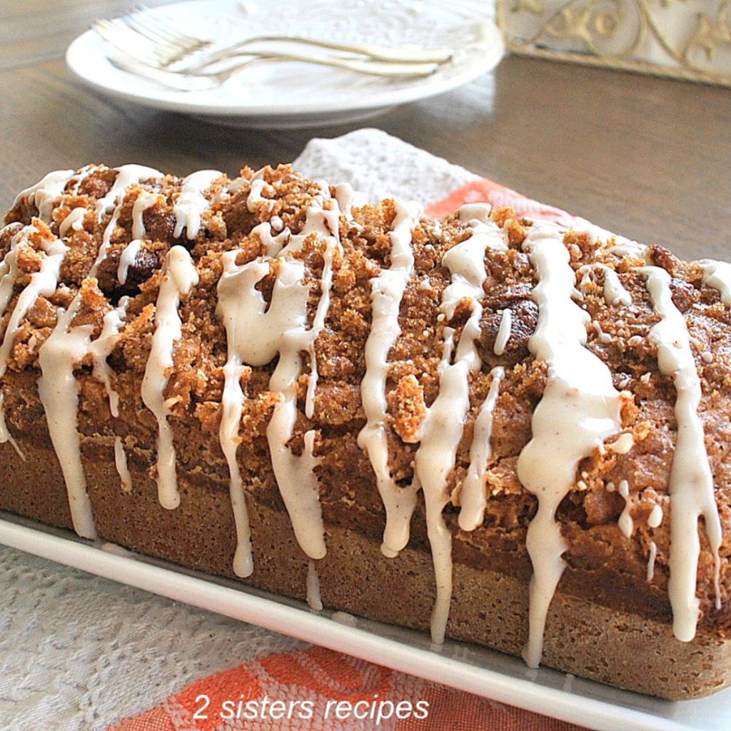 Cinnamon Swirl Quick Bread - 2 Sisters Recipes by Anna and Liz