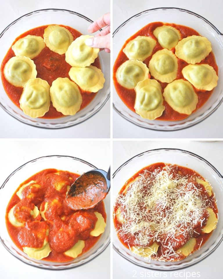 Ravioli Bake Casserole (No Boil) - 2 Sisters Recipes by Anna and Liz