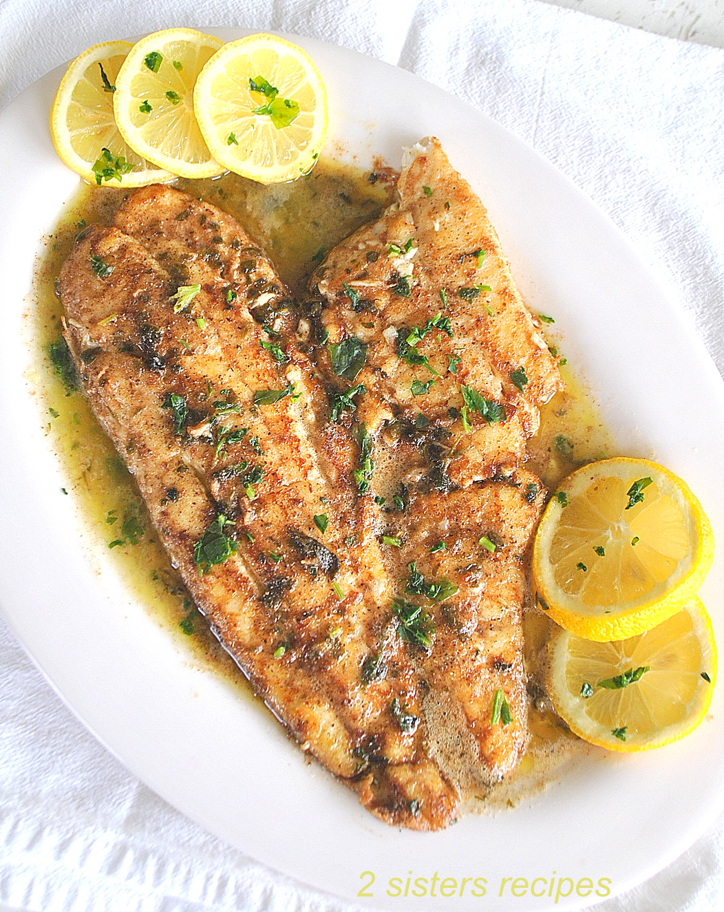 Filet of Sole Francese - 2 Sisters Recipes by Anna and Liz