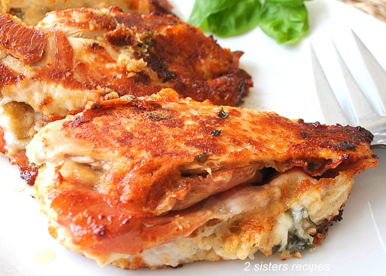 Crispy Stuffed Chicken Breasts - 2 Sisters Recipes by Anna and Liz