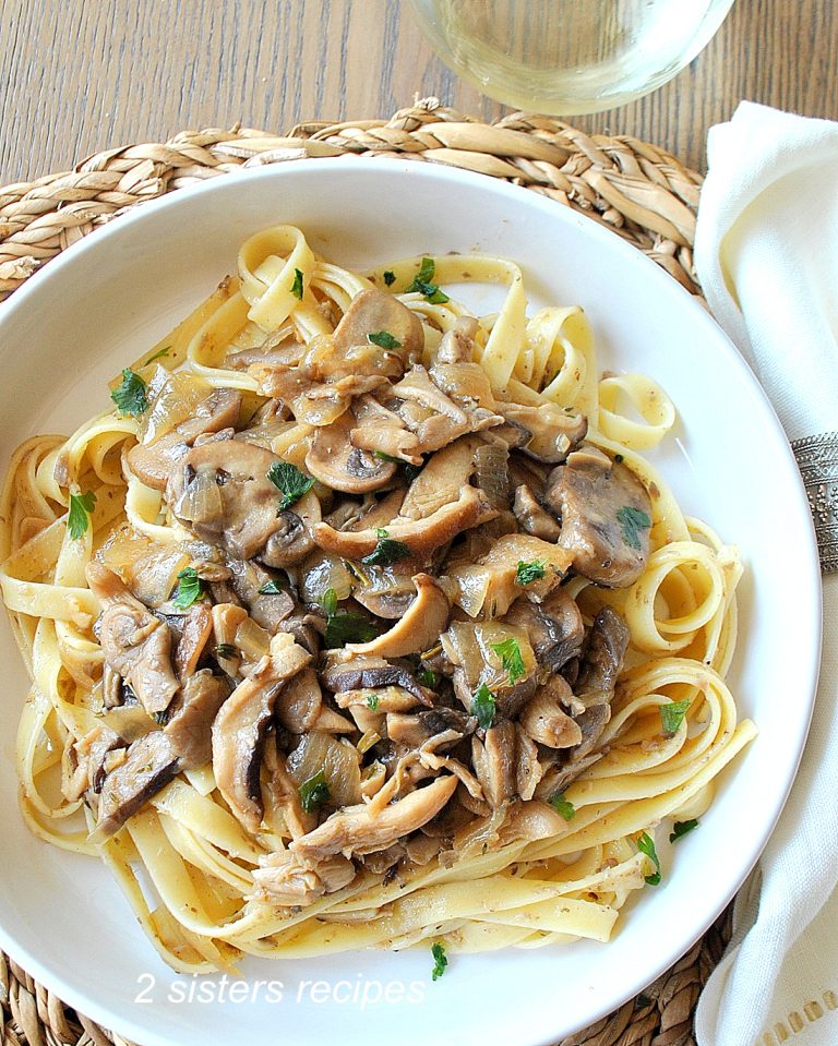 Wild Mushroom Ragu Recipe - 2 Sisters Recipes by Anna and Liz