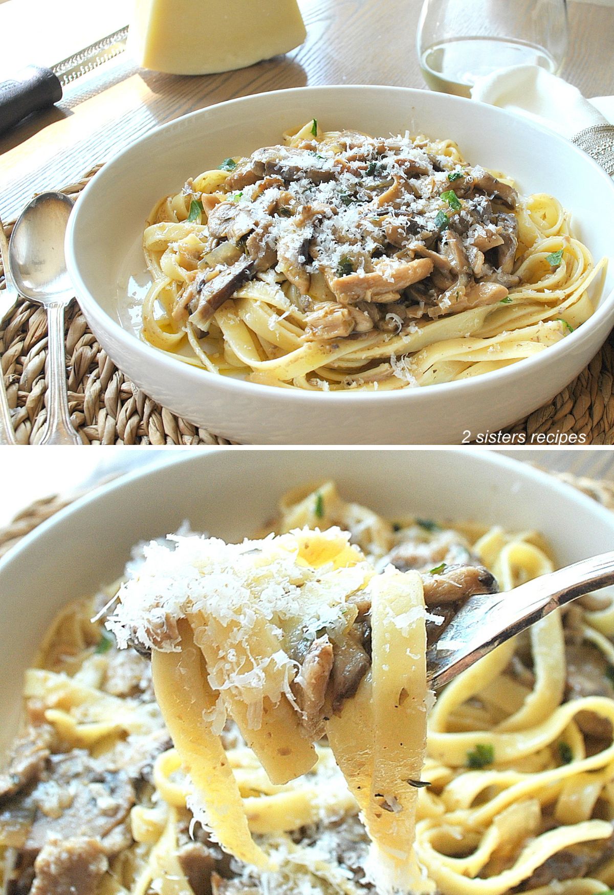 Wild Mushroom Ragu Recipe - 2 Sisters Recipes by Anna and Liz
