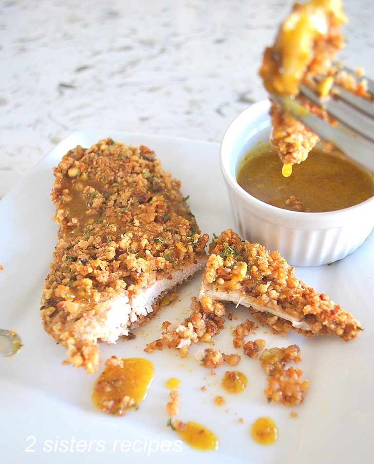 Baked Nut-Crusted Chicken - 2 Sisters Recipes by Anna and Liz