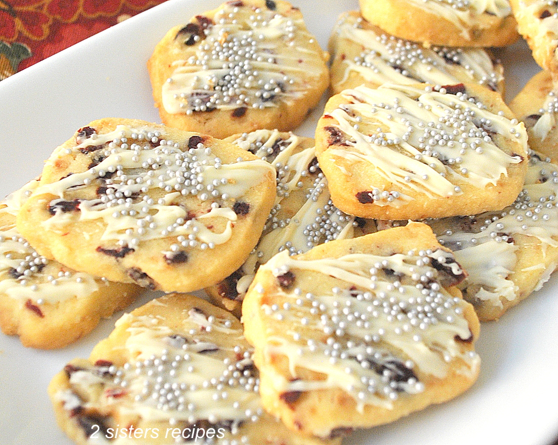 Tea Shortbread Cookies (Jasmine Tea) - 2 Sisters Recipes by Anna and Liz